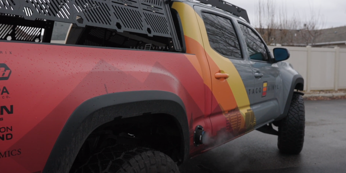 Taco Vinyl Work Truck Gets a Wrap From Wrap Matrix
