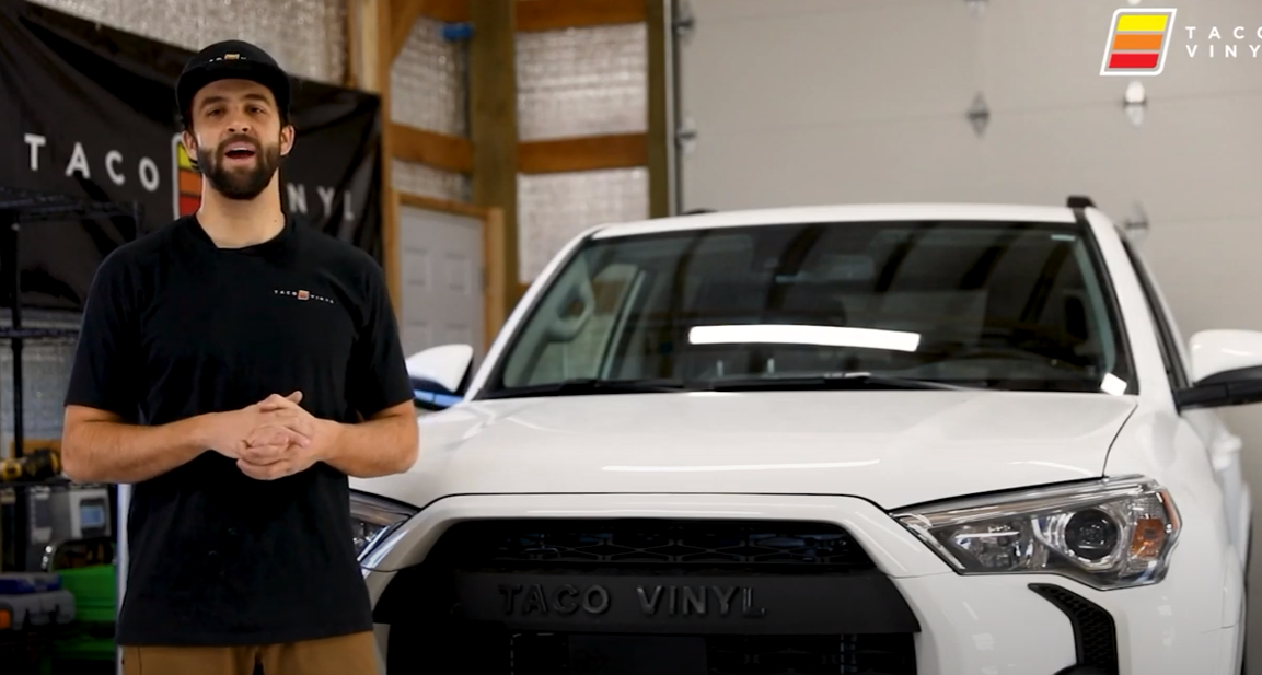 Taco Vinyl Grille Badge Install/Comparison