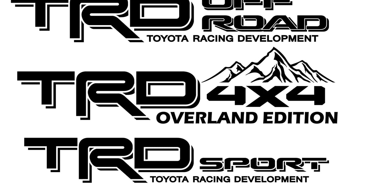Elevate Your Tacoma’s Style with Our Logo TRD Bed Decals — Taco Vinyl