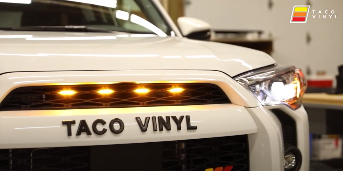 Toyota Raptor/Grille Light Install — Taco Vinyl
