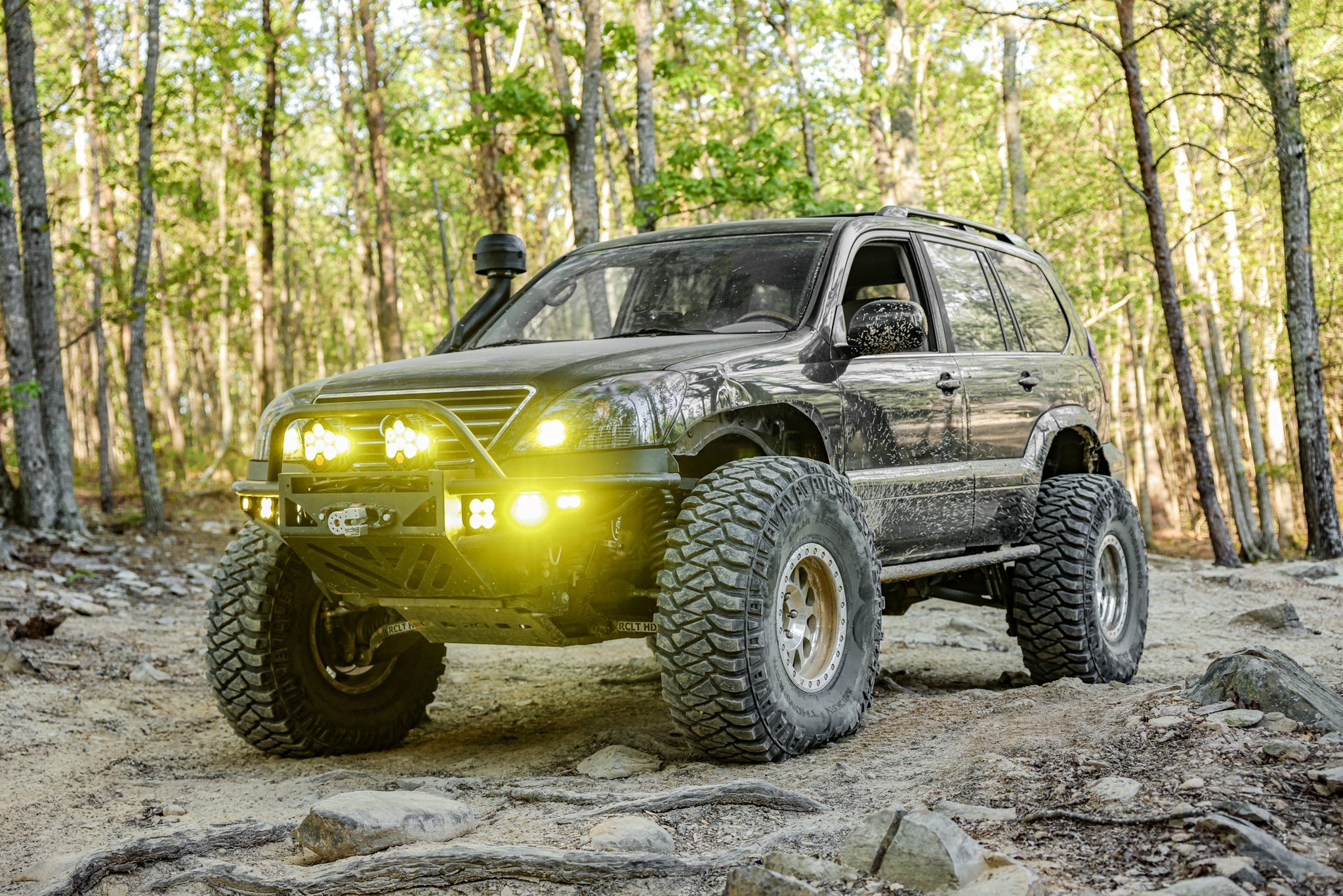 Baja Designs x TEQ Customs GX470 Headlights — Taco Vinyl