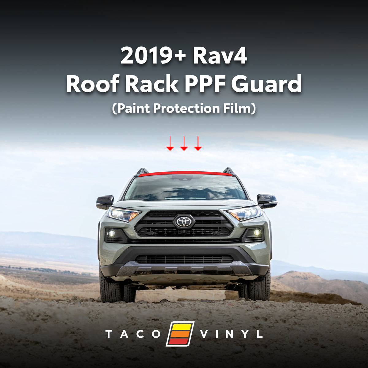 PPF Roof Rack Guard for 2024+ Tacoma — Taco Vinyl