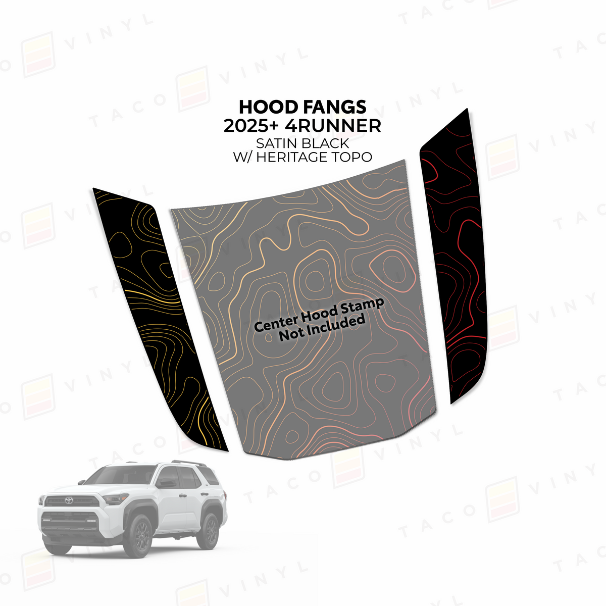 2025+ 4Runner Apex Hood Fangs — Taco Vinyl