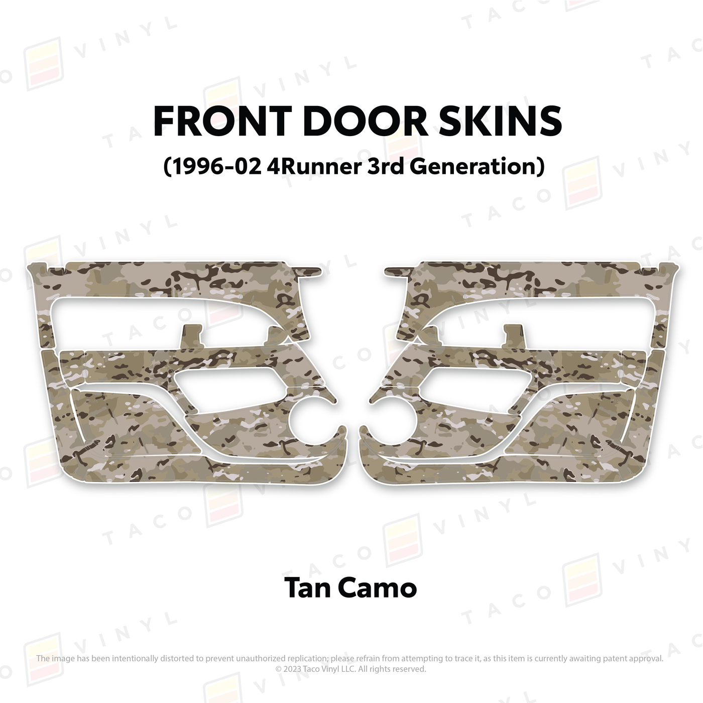 High-Quality 2003-2009 4Runner Door Skins | Taco Vinyl