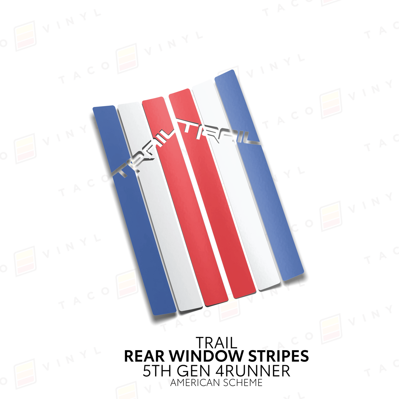 4Runner Rear Window Stripes– Bold Style | Taco Vinyl