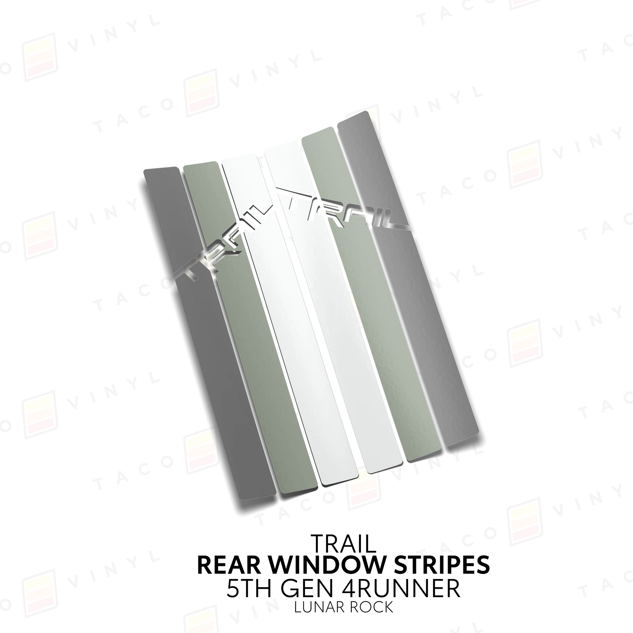 4Runner Rear Window Stripes– Bold Style | Taco Vinyl