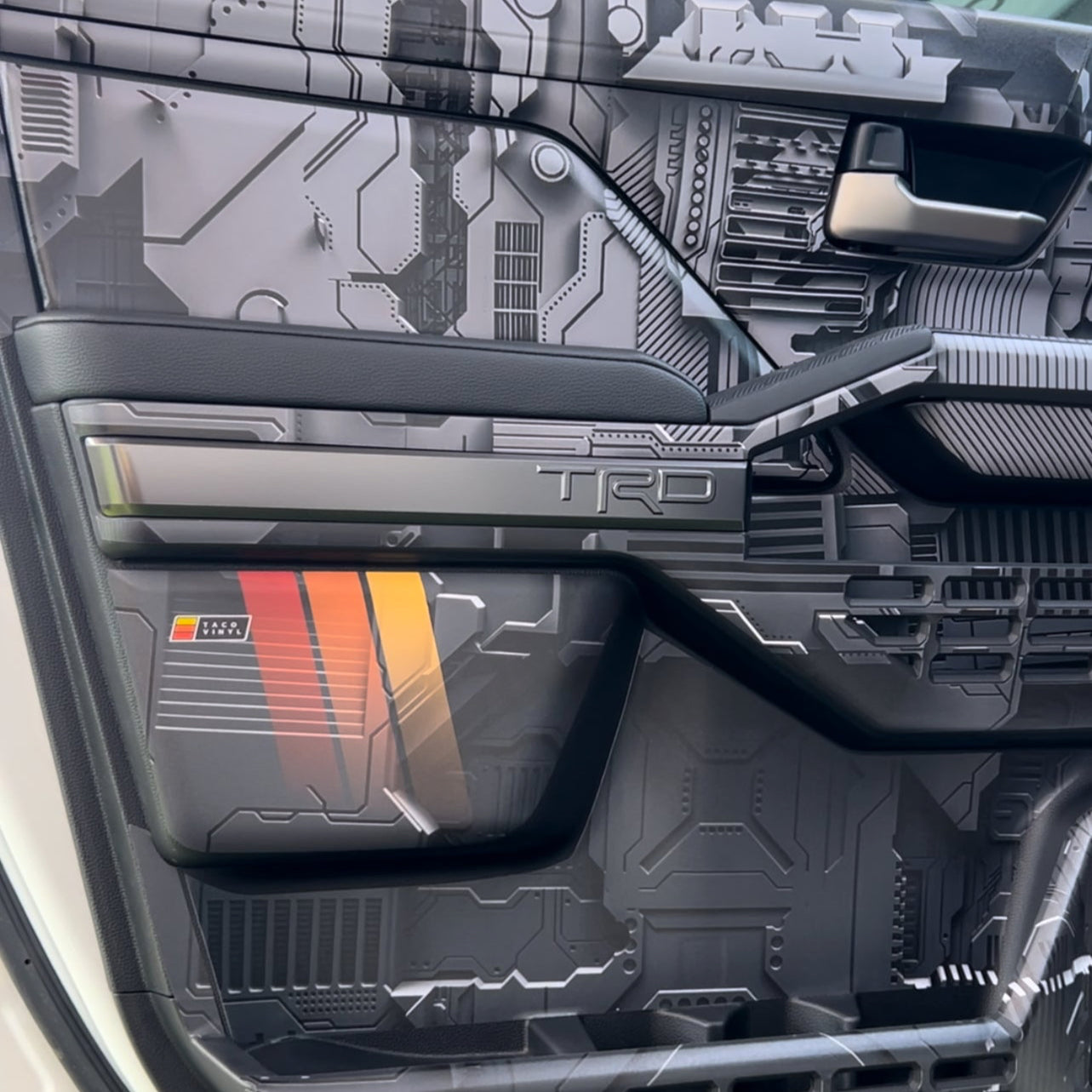 Highly Durable 2024+ Tacoma Door Skins | Taco Vinyl
