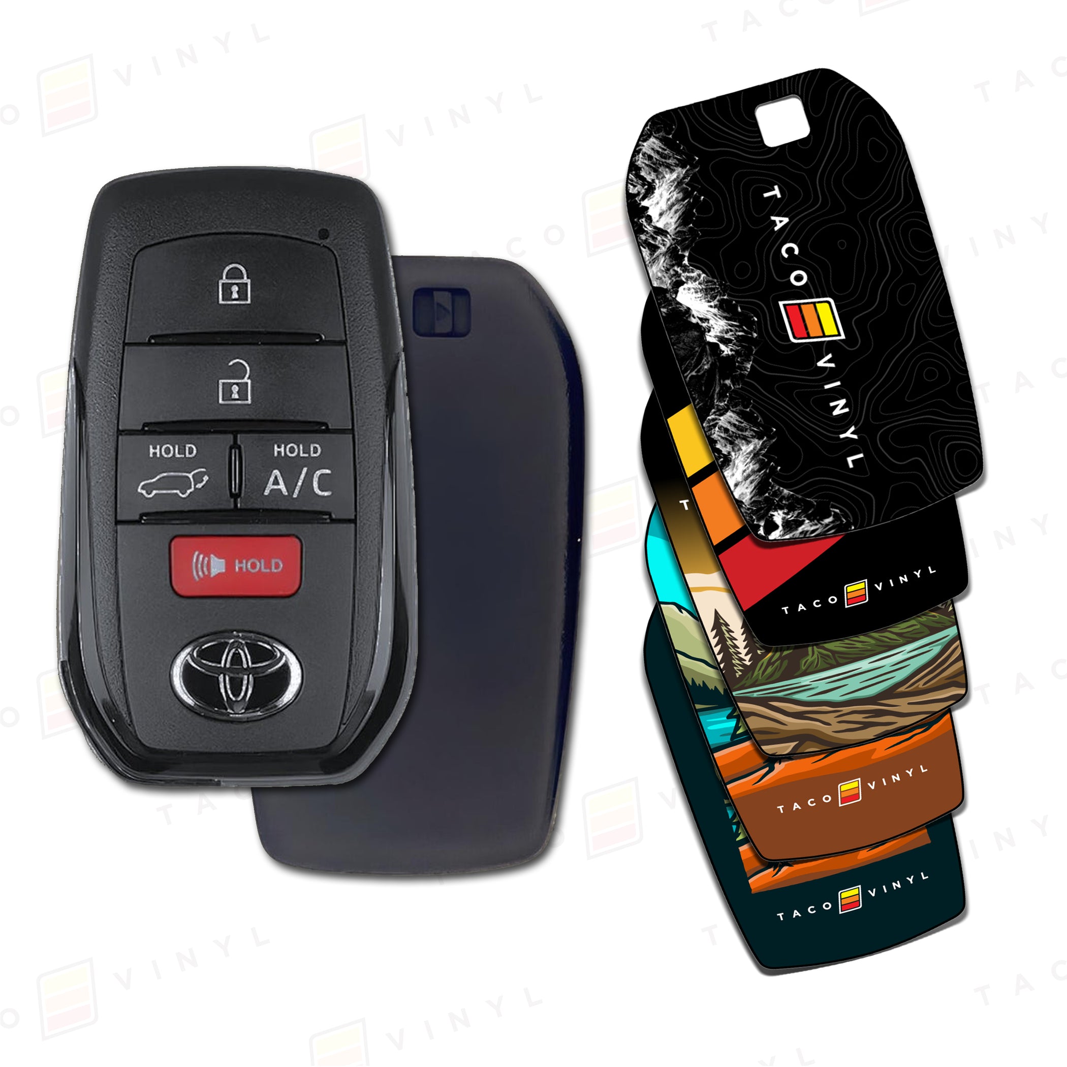 Personalize Toyota Key Fob Decals | Taco Vinyl