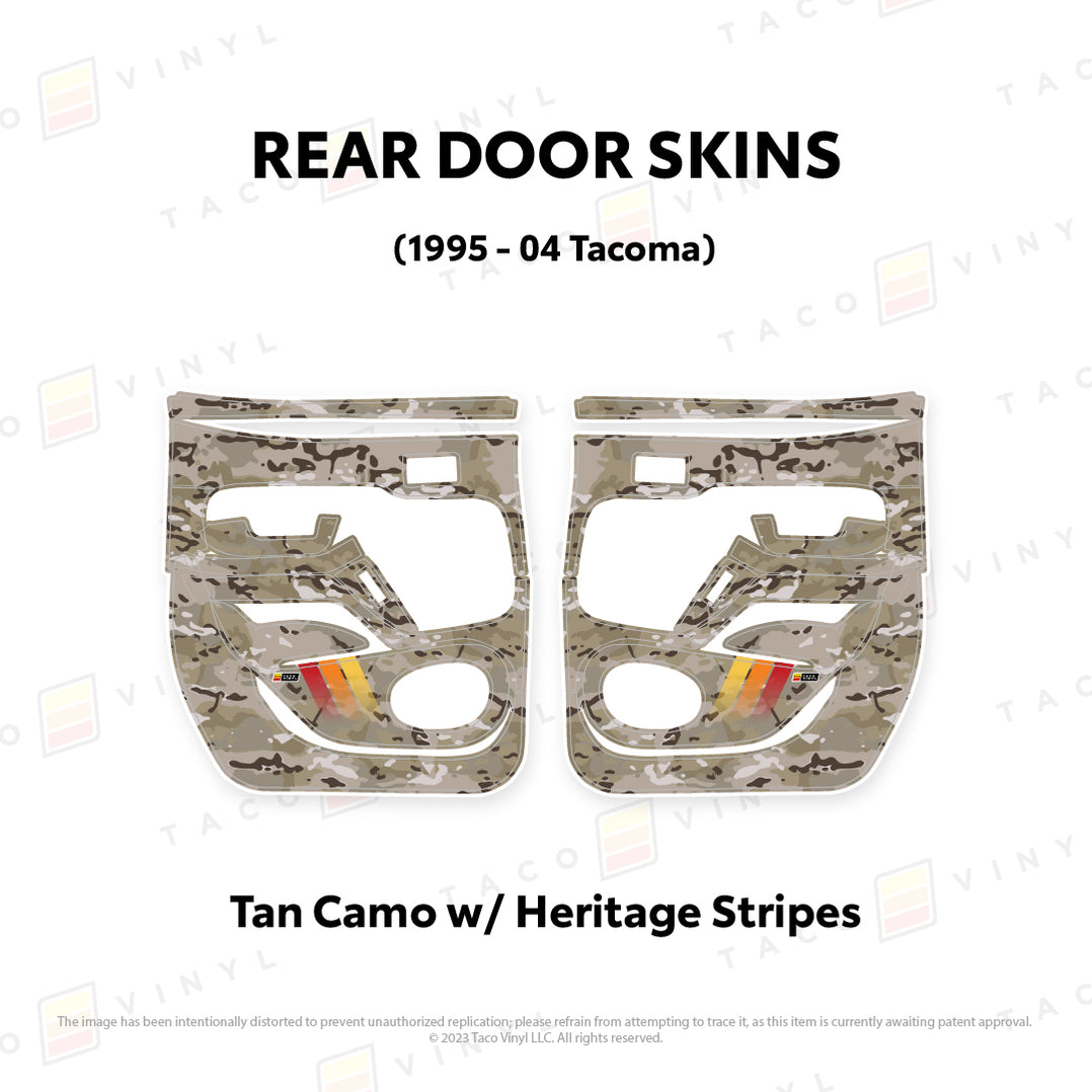 Shop High-Quality 1995-04 Tacoma Door Skins | Taco Vinyl