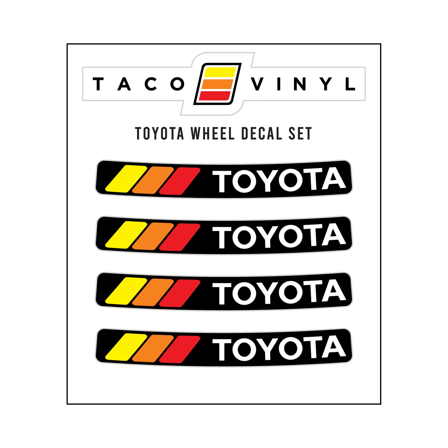 Taco Vinyl - Vinyl Toyota Decals