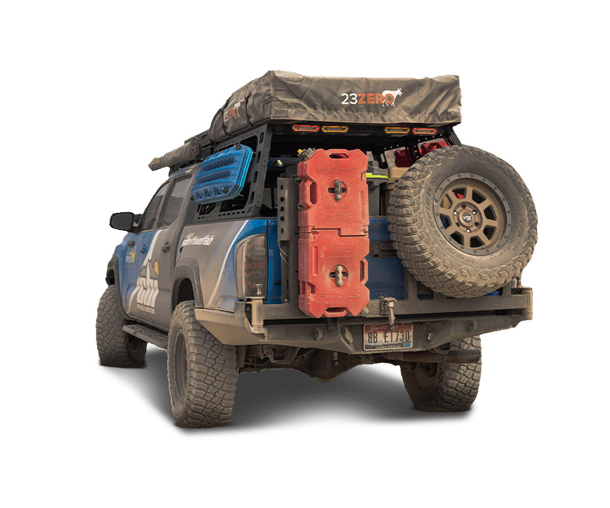 TOYOTA TACOMA HIGH CLEARANCE SWING ARM REAR BUMPER | 2016-2022 — Taco Vinyl