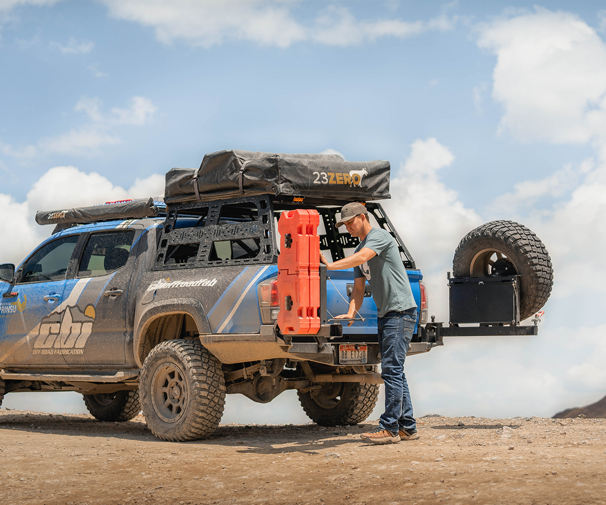 TOYOTA TACOMA HIGH CLEARANCE SWING ARM REAR BUMPER | 2016-2022 — Taco Vinyl