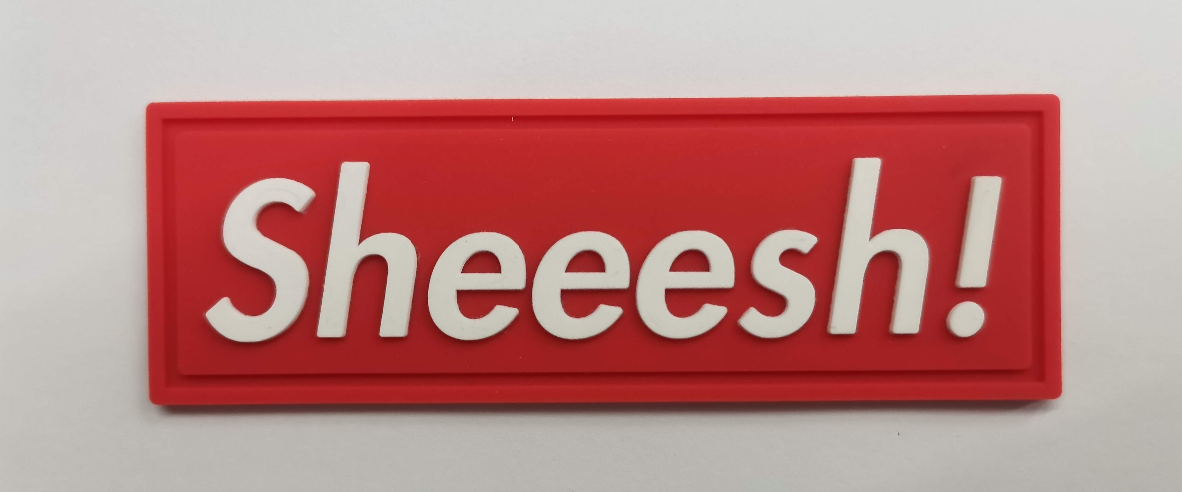 Sheeesh! Patch – Hook & Loop Ready | Taco Vinyl