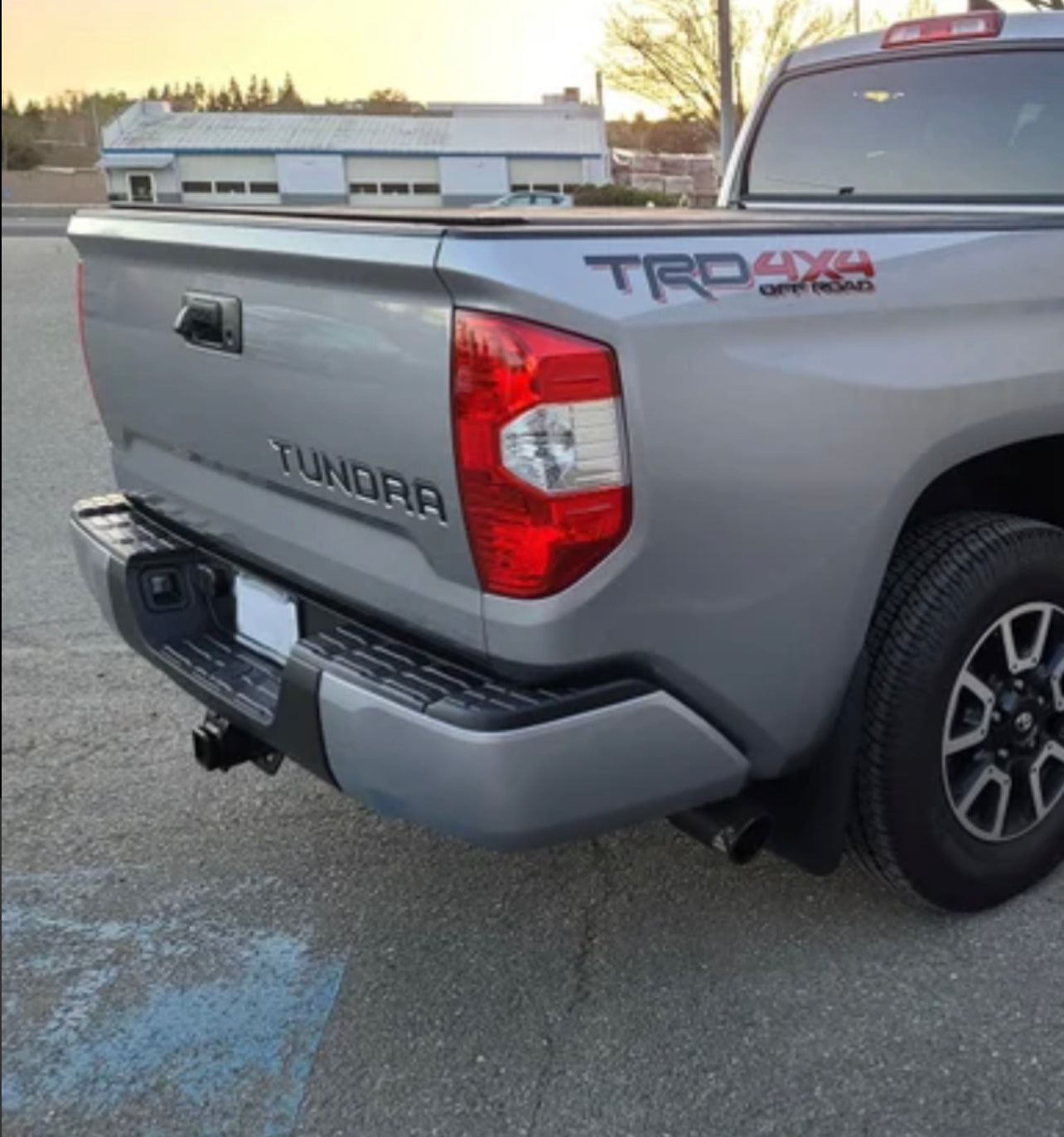 Standard Tundra Rear Bumper Caps (Plastic) — Taco Vinyl